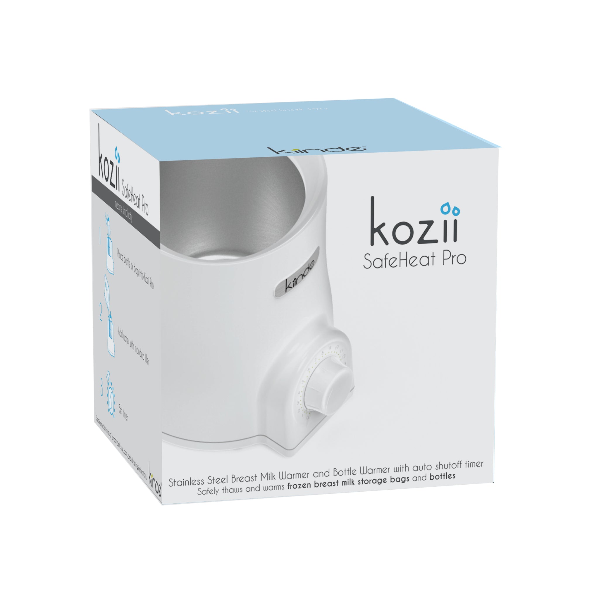 Kozii® SafeHeat Pro Bottle Warmer – Kiinde